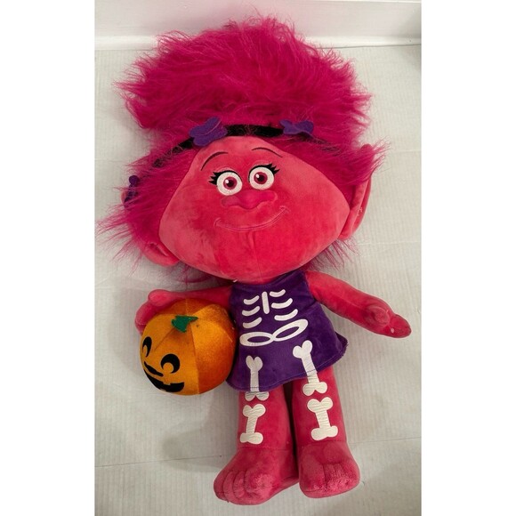 Gemmy | Holiday | Halloween Deco Greeter Poppy Plush Skeleton Universal ...